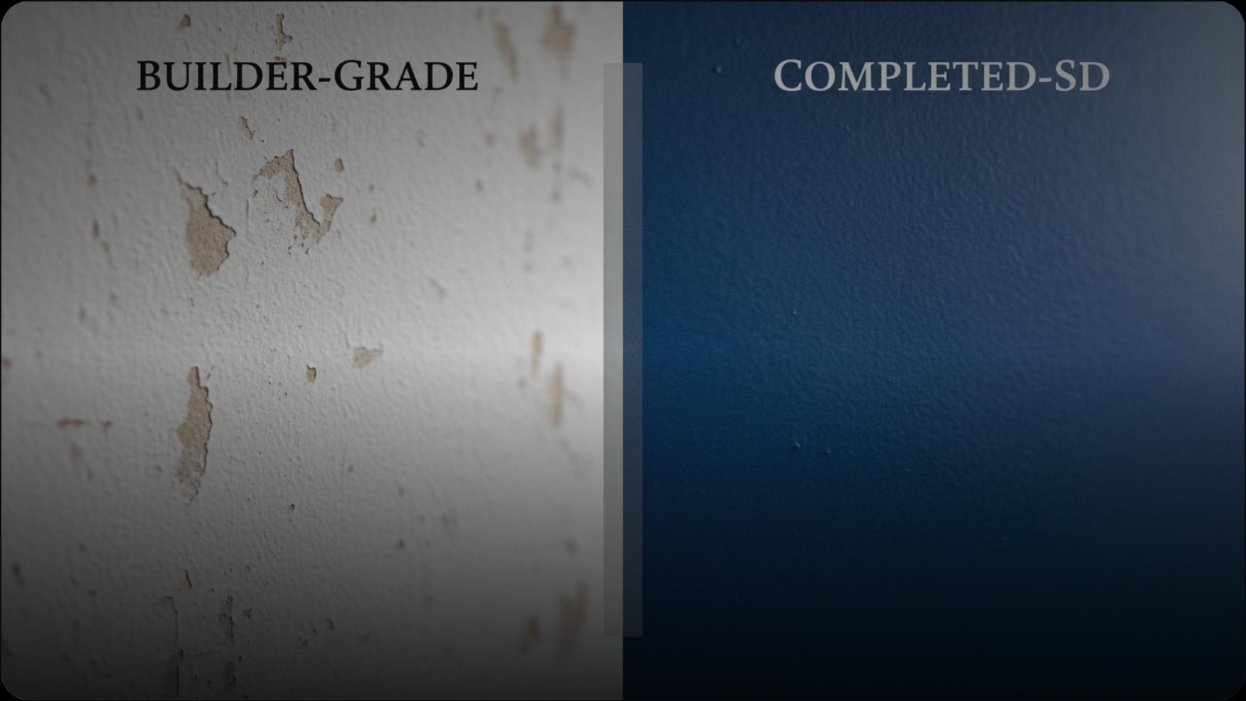 Builder-Grade vs. Professional Paint Quality in San Diego